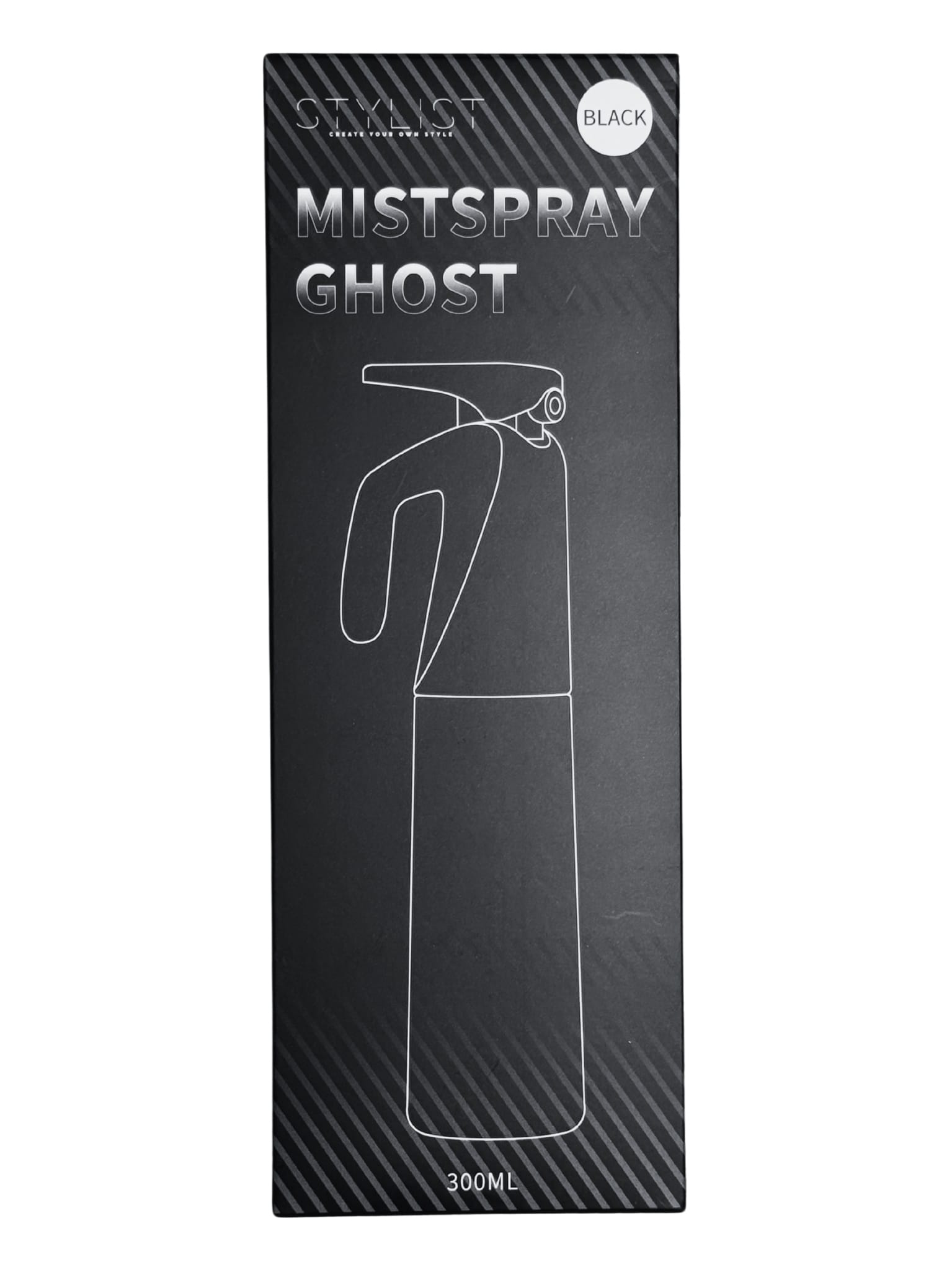 STYLIST Mistspray Ghost Black - Barberdepot